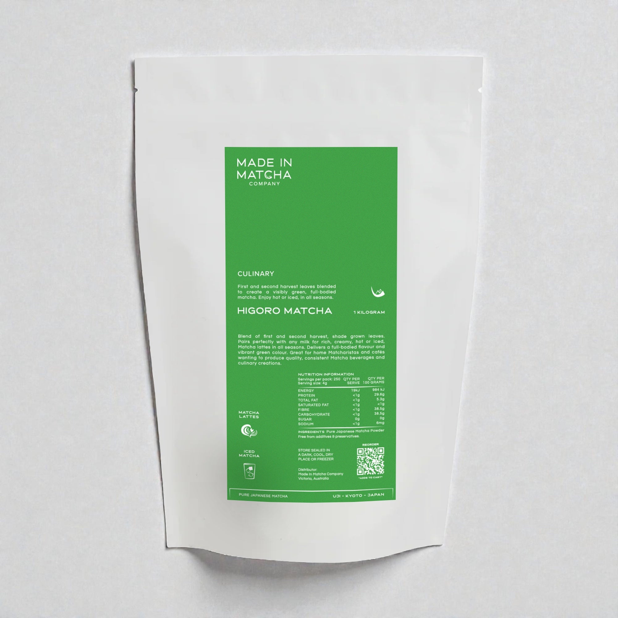 Bulk Higoro Culinary Matcha Powder 1kg | Made in Matcha Co. – Made in ...